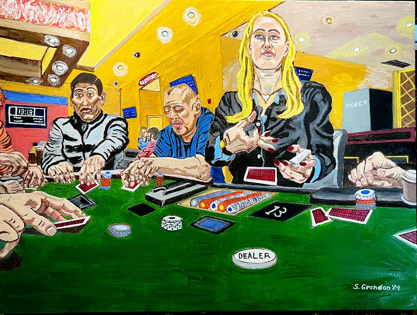 Red Poker Cards | Poker Face Art